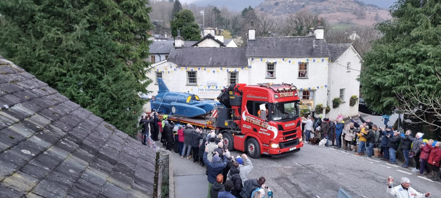 Bluebird K7 makes her momentous return to Coniston - Coppermines