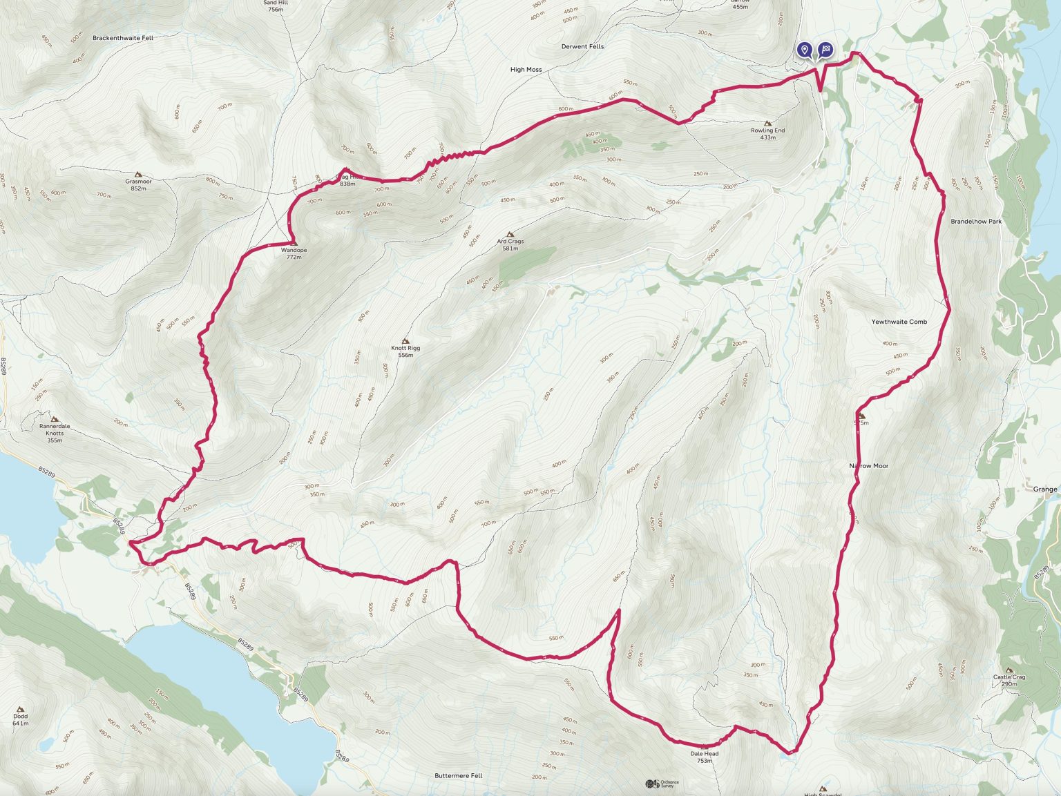 Best walks for bagging the most Wainwrights in one day - Coppermines